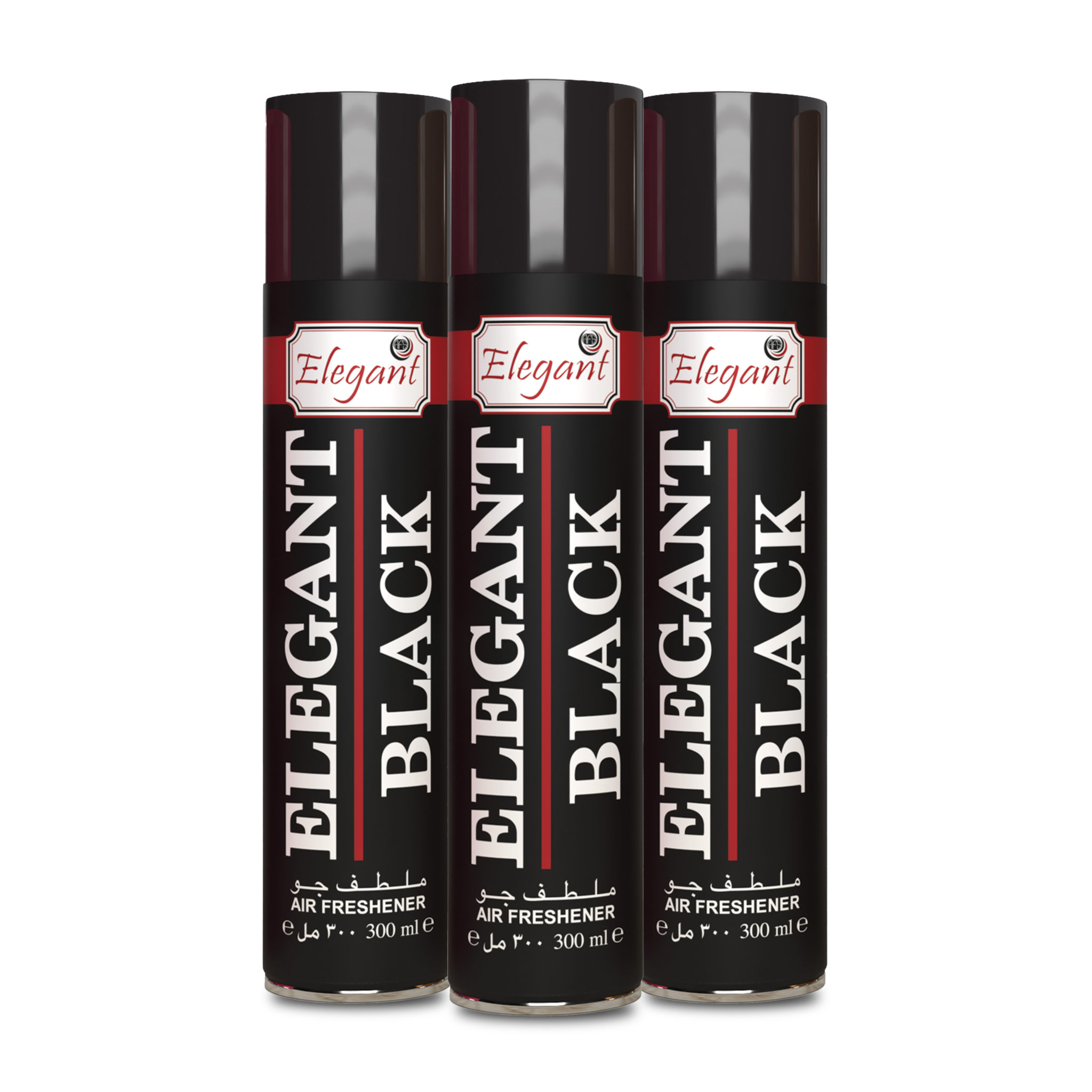 Black Air Freshener Spray Pack of 3