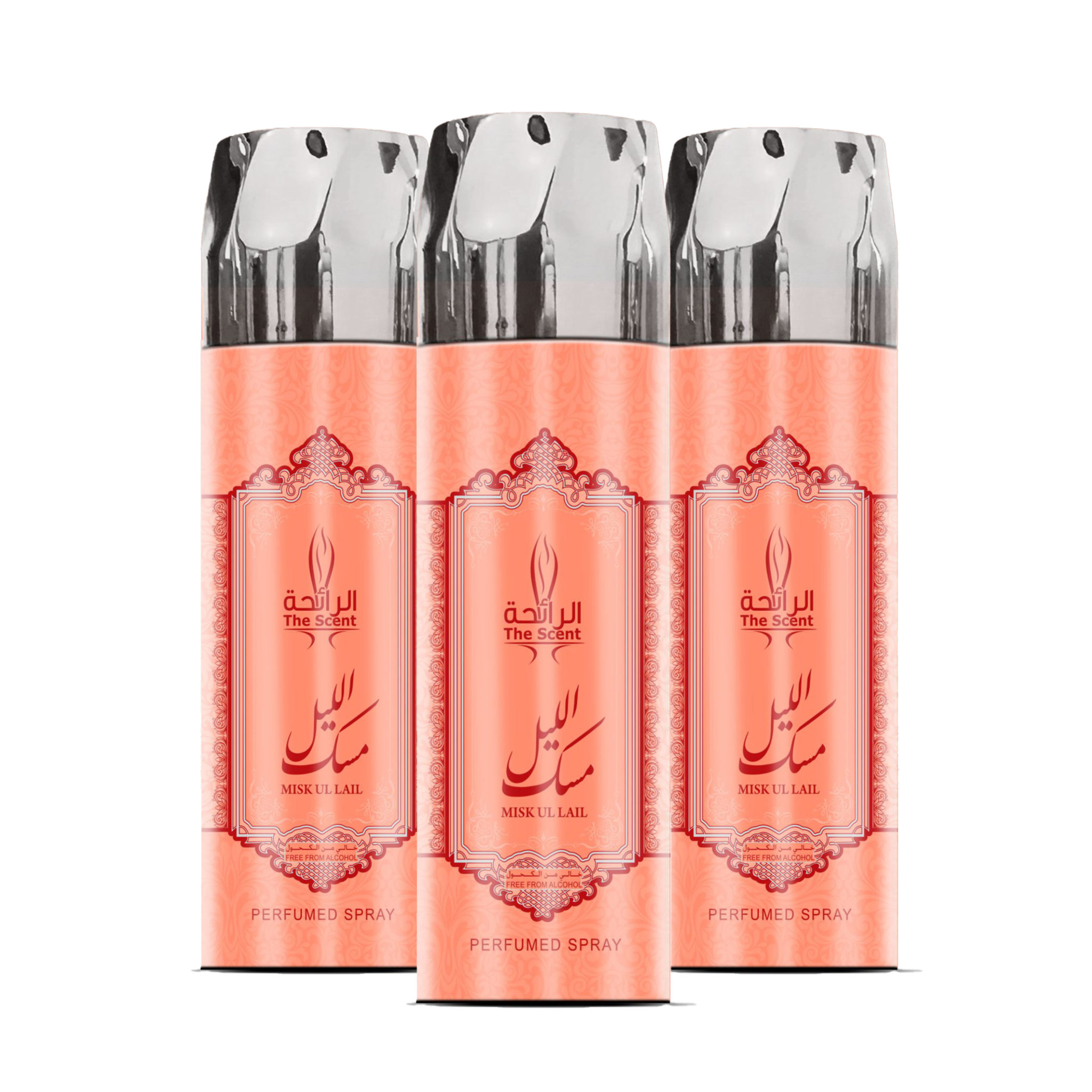 Misk Al Lail Perfumed Body Spray Pack of 3