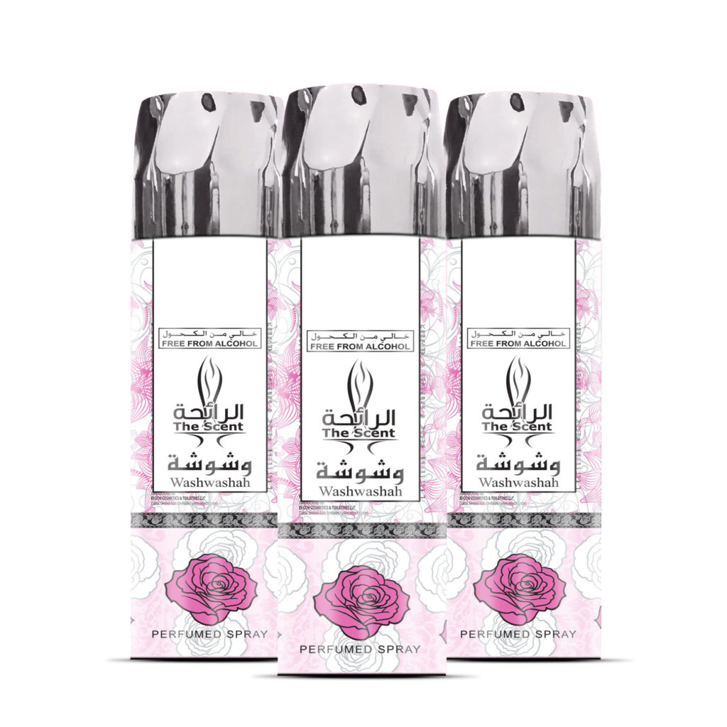 Washwashah Perfumed Body Spray Pack of 3